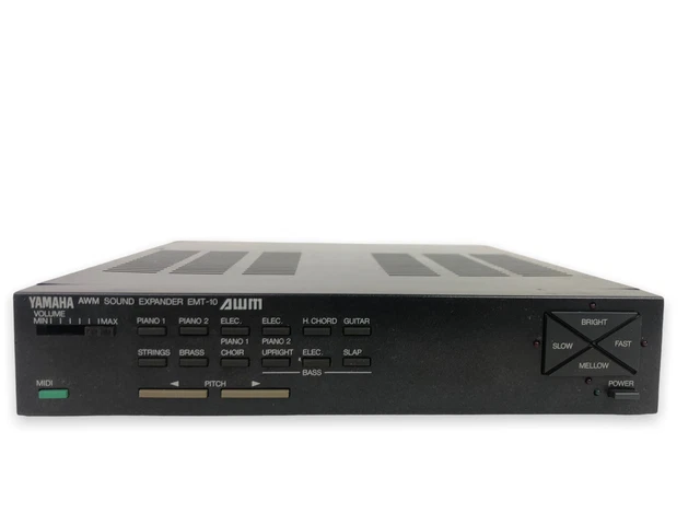YAMAHA EMT-10 AWM Sound Expander (80s) Vintage Midi Sound Modul Classic ...