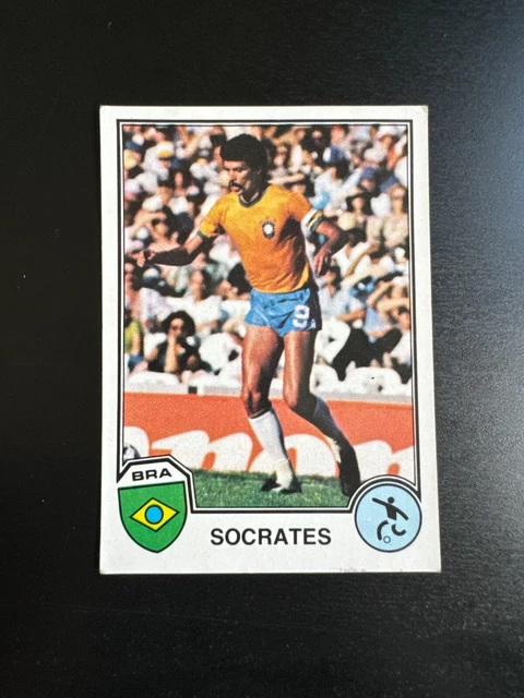 1982 PANINI EUROFOOTBALL Sport Superstars SOCRATES Brasile #235 ...