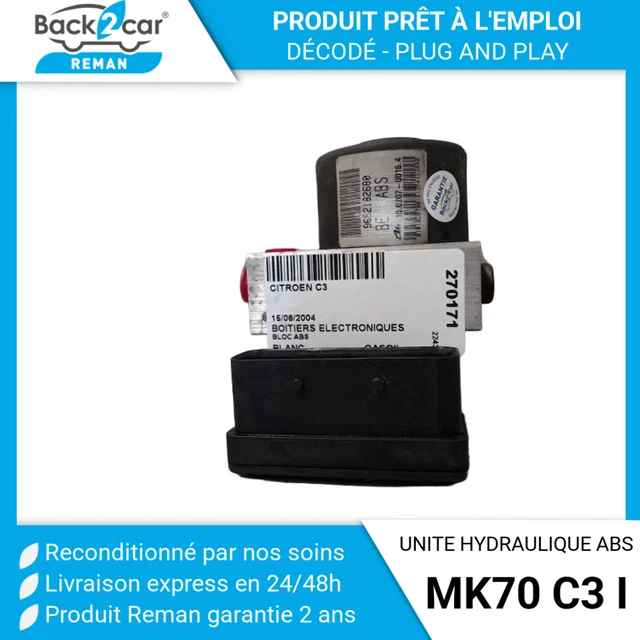 🚗UNITE HYDRAULIQUE ABS Plug & Play : Mk70 C3 I ⚙️ EUR 381,00 - PicClick FR