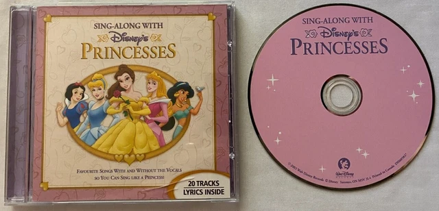 SING-ALONG WITH DISNEY'S Princesses CD 2003 Karaoke for Kids ...