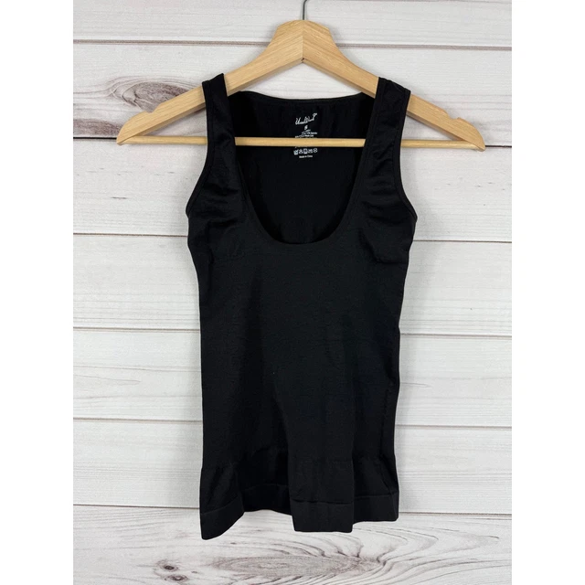 UNDER WHERE? BLACK Small Stretch SHAPEWEAR Seamless Shaping Cami TOP £ ...