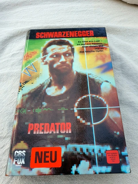 VHS VIDEO -PREDATOR- von CBS/Fox Video, FSK 18 EUR 30,80 - PicClick DE
