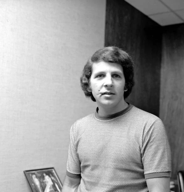 SINGER JOHNNY MAESTRO of the pop band Brooklyn Bridge poses backst- Old ...