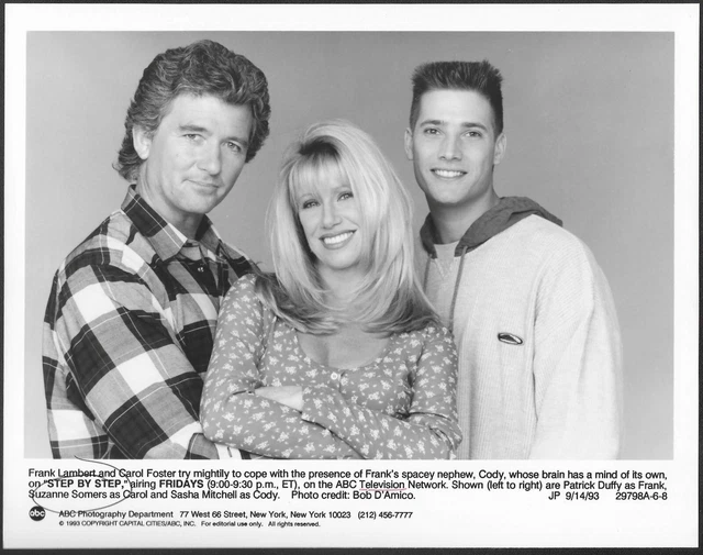 STEP BY STEP Suzanne Somers Patrick Duffy Original 1993 Photo Sasha ...