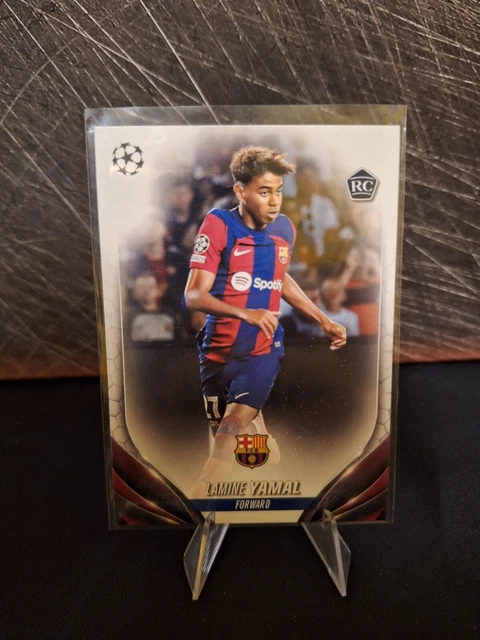TOPPS UCC FLAGSHIP 2023-24 - Lamine Yamal FC Barcelona - Rookie Base ...