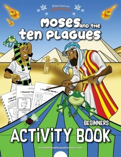 MOSES AND THE Ten Plagues Activity Book by Bible Pathway Adventures ...