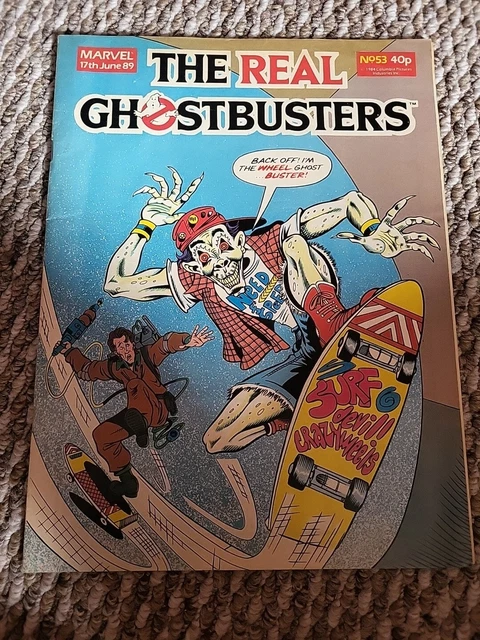 VINTAGE MARVEL UK The Real Ghostbusters Comic No #53 17th June 1989 VGC ...