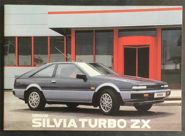 NISSAN SILVIA TURBO ZX Car Sales Brochure JUN 1986 #S24.H757.50m.6.86 £ ...