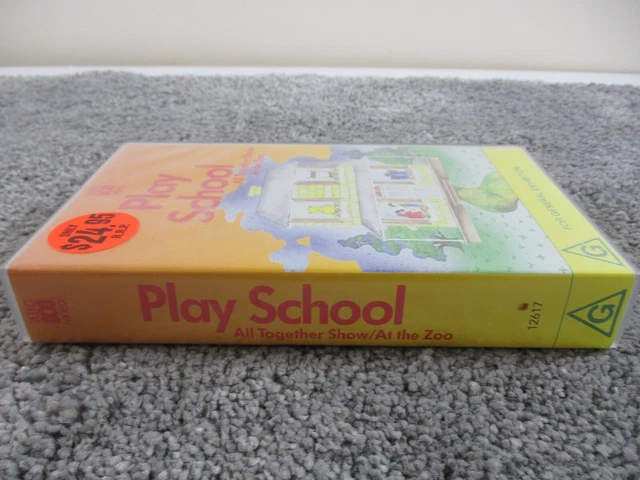 PLAY SCHOOL VHS All Together Show At The Zoo ABC BBC Vintage 1991 $19. ...