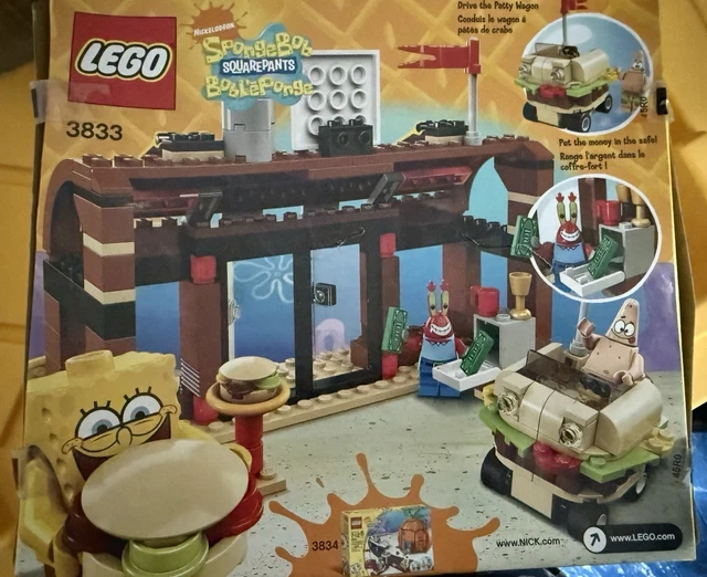 LEGO SPONGEBOB SQUAREPANTS: Krusty Krab Adventures Building Set (3833 ...