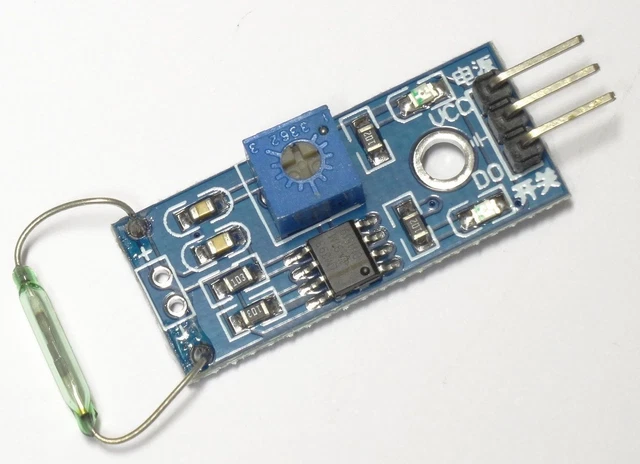 MAGNETIC SWITCH MAGNETIC Reed Sensor Module Arduino Reed Magnetic ...
