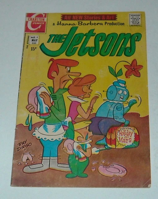 Hanna Barbera The Jetsons 4 Charlton Comics May 1971 Tv Cartoon