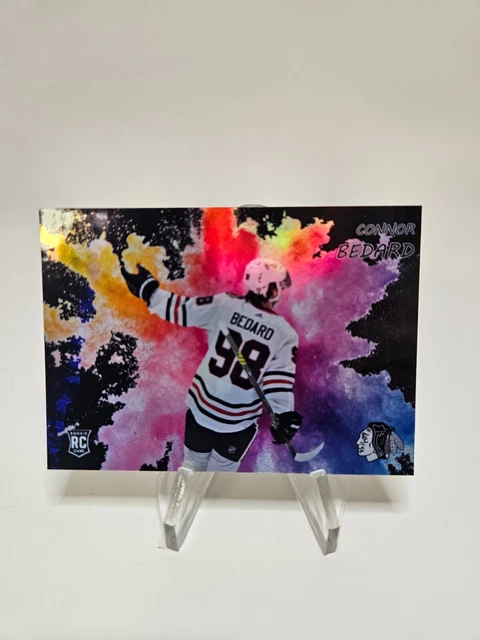 2023/24 CONNOR BEDARD Custom Color Blast Rookie Art Card Holographic ...