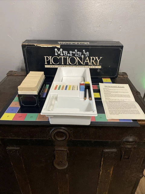 VINTAGE PICTIONARY FIRST Edition COMPLETE 1985 Classic Drawing Board ...