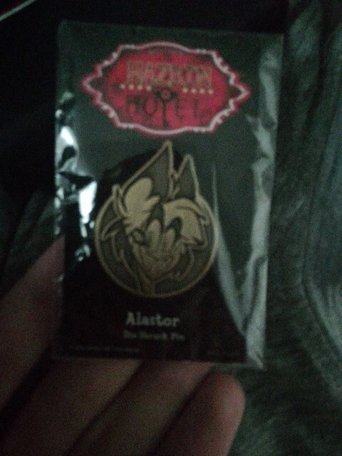 Ur Hazbin Hotel Die Struck Alastor Enamel Pin Sharkrobot Vivziepop