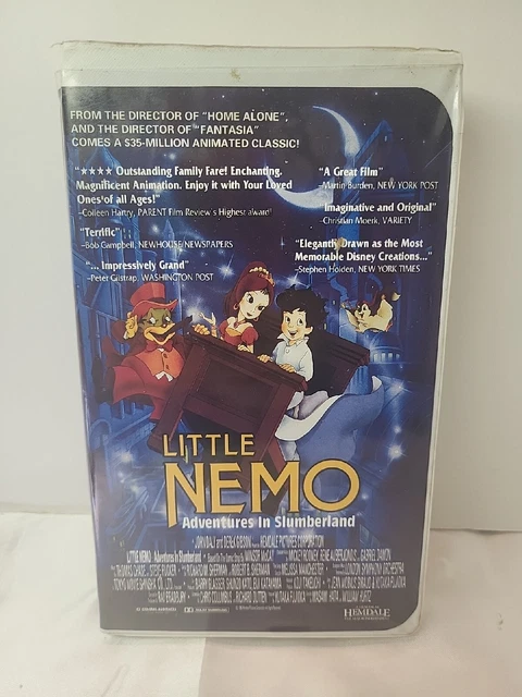LITTLE NEMO ADVENTURES in Slumberland VHS Hemdale Home Video Rated G £6 ...