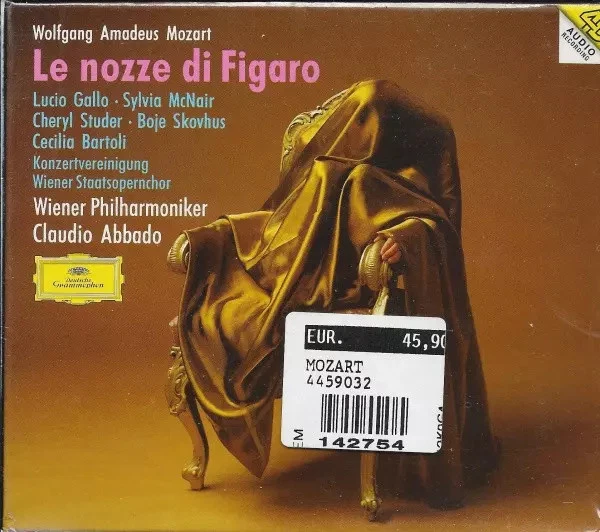 LE NOZZE DI Figaro, Claudio Abbado, Wolfgang Amadeus Mozart, Wiener ...