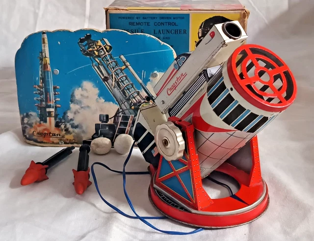1960'S - TIN Toy Missile Launcher Cragstans Horikawa ICBM Japan Battery ...