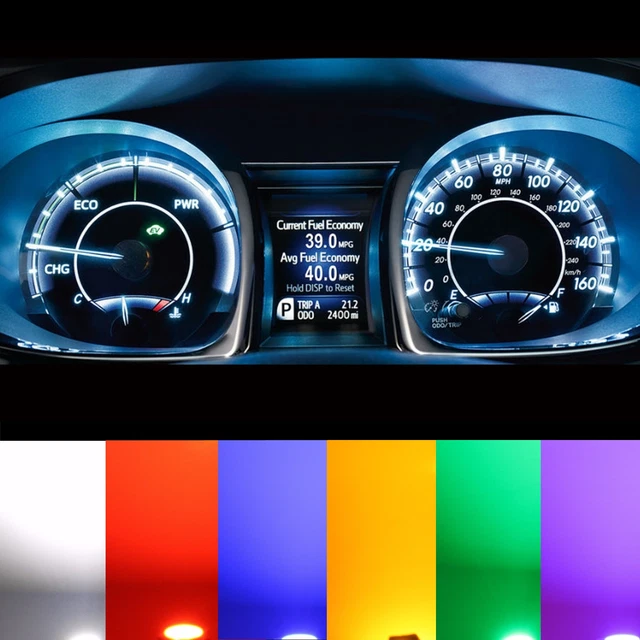 MERCEDES A CLASS W168 LED Tacho Lighting Cockpit Lighting White Red ...