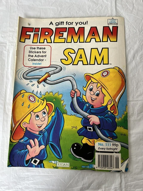 FIREMAN SAM FUN To Learn REDAN COMICS Magazines 111,112,113,114,117,120 ...