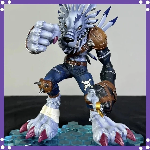 DIGIMON ADVENTURE GARURUMON Anime Figure Giant Wave Megahouse Action ...