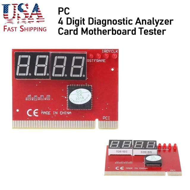 4-DIGIT PC MAINBOARD Motherboard Diagnostic Analyzer Tester Computer ...