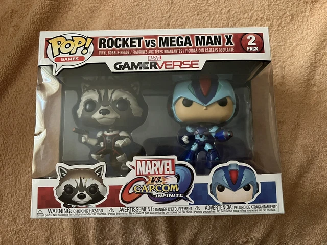 ROCKET AND MEGA Man X - Marvel Vs Capcom Gamerverse Funko Pop Vinyl 2 ...