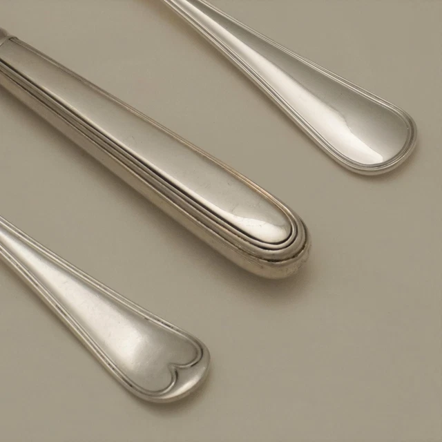 OLD ENGLISH THREAD Design Garrard & Co Ltd London Silver Service ...