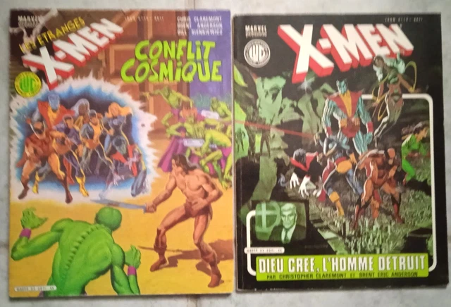 LOT ALBUMS X-MEN "Conflit cosmique" et "Dieu crée, l'homme" détruit ...