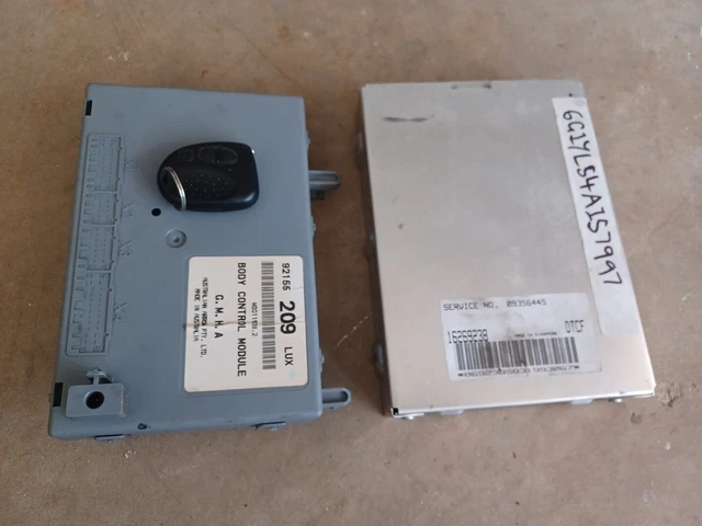 COMMODORE VY BERLINA BCM 209 LUX 3.8L AUTO ENGINE ECU DTCF LINKED KIT ...