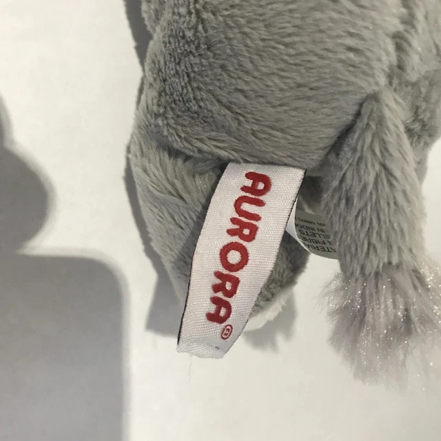 AURORA RHINO RHINOCEROS Grey Laying Soft Plush Toy 8” £4.34 - PicClick UK