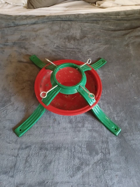 27& VTG ALL Steel Christmas Tree Stand Model No. 4527 Original Box And ...