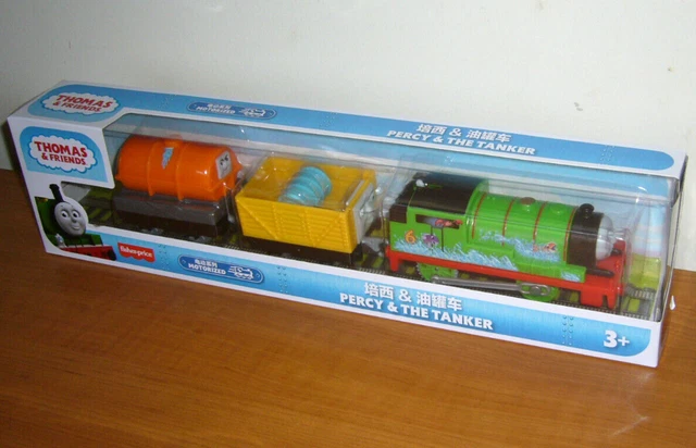 THOMAS AND FRIENDS trackmaster revolution motorized toy train Percy ...