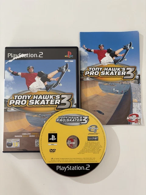 TONY HAWKS PRO Skater 3 Playstation 2 PS2 Game- COMPLETE- FREE FAST ...