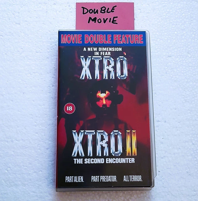 VHS HORROR MOVIE ( XTRO AND XTRO 2 ) Cert 18 (Pals Format) £9.95 ...