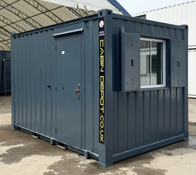 12X8 FT | Office Cabin/Container | Anti-Vandal Portable Building £6,295 ...