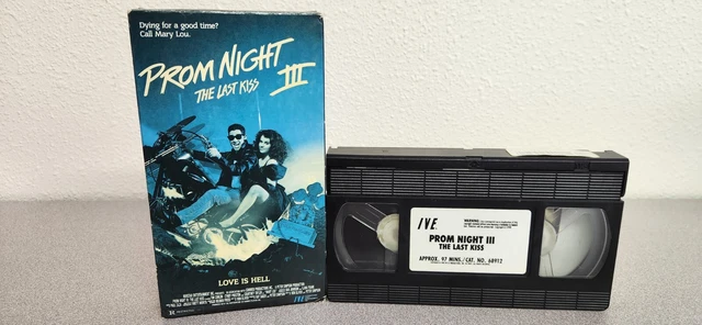 PROM NIGHT III 3 VHS The Last Kiss Rare and Classic Horror Scary Movie ...