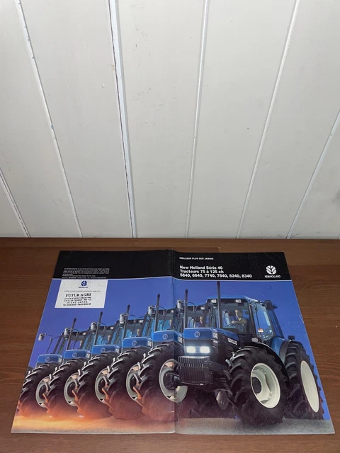 BROCHURE PROSPEKT PROSPECTUS TRACTEUR NEW HOLLAND SERIE 40 tractor-john deere-ih EUR 6,99 ...