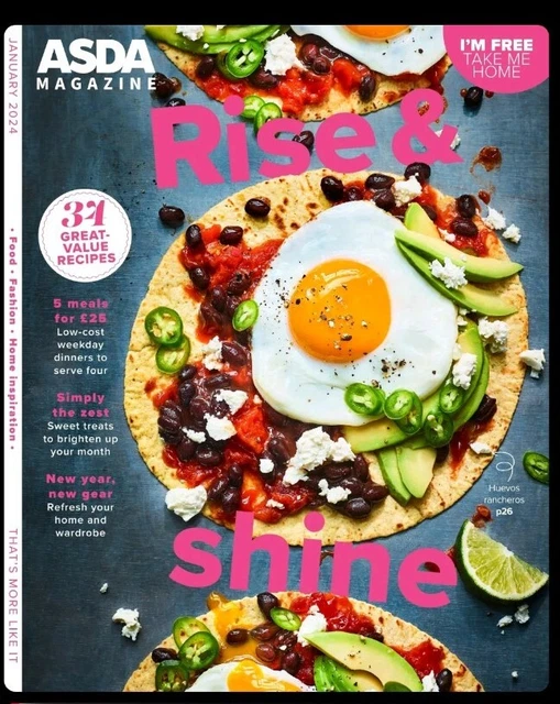 ASDA FOOD MAGAZINE January 2024 New Year Edition UNUSED EUR 3,28 ...