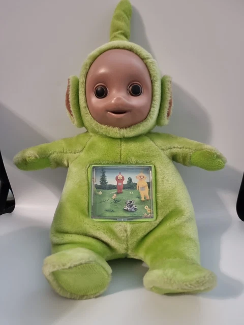 VINTAGE TELETUBBIES DIPSY Light Up Rotating Picture Plush Teddy 25cm ...