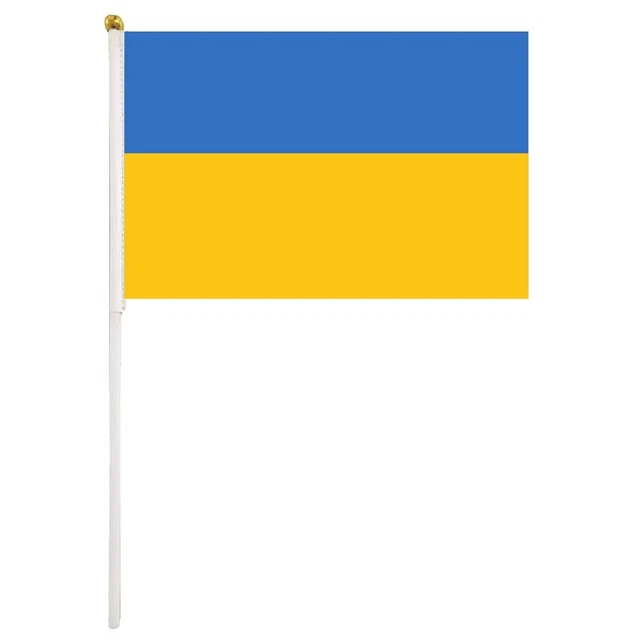 DOMI UKRAINE FLAG Ukrainian National Flags Banner Hand-Held Car Window ...