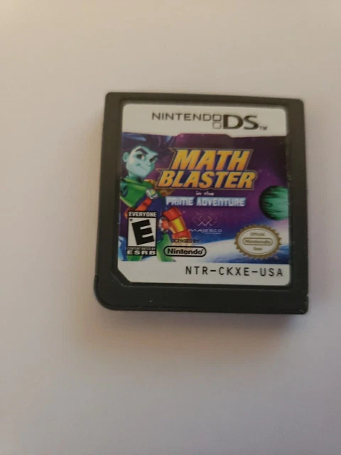 MATH BLASTER IN the Prime Adventure Nintendo DS CARTRIDGE ONLY, NO USPS ...