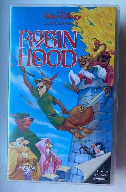 ROBIN HOOD ANIMATED VHS Walt Disney Film in Spanish £1.75 - PicClick UK