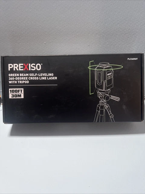 PREXISO 360 DEGREE Laser Level With Tripod, 100ft Self Leveling Cross ...