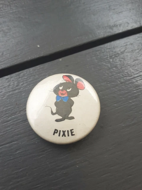 PIXIE MOUSE(HUCKLEBERRY HOUND Show)Vintage Badge £5.93 - PicClick UK