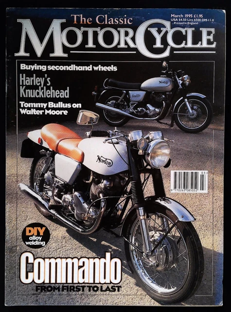 THE CLASSIC MOTORCYCLE Magazine March 1995 mbox1598 Commando From First ...