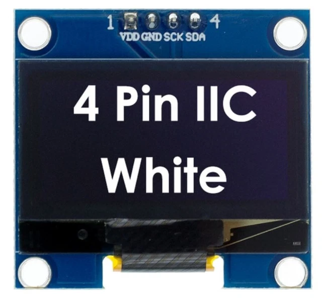 Modulo Display Lcd Oled Bianco 13 Iic I2c 128x64 3 5v Arduino