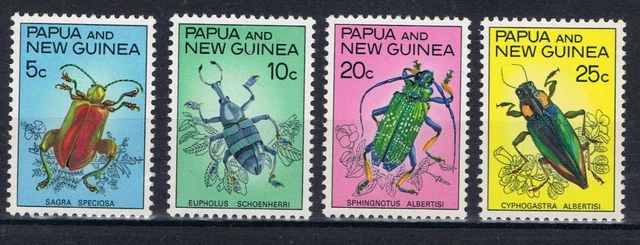 PAPUA NEW GUINEA 1967 Beetles SG109-12 MNH EUR 1,51 - PicClick FR