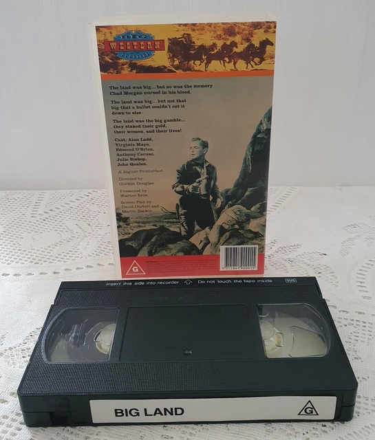 THE BIG LAND (VHS Video Tape, 1957) Alan Ladd Virginia Mayo £6.84 ...