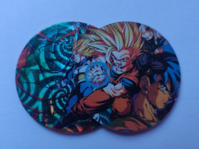 LOT DE 2 Anciens Pogs Dragon ball Z Fresque - Collector - Ultra Rare ...